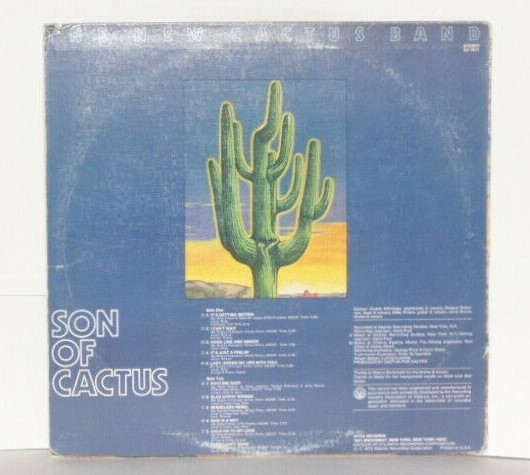 THE NEW CACTUS BAND Son of Cactus LP Vinyl Mike Pinera Duane Hitchings ...