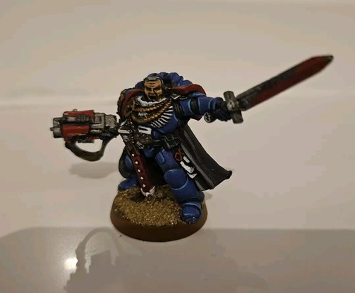 Warhammer 40k Space Marine Commander Captain 1999 Command Squad Metal ...