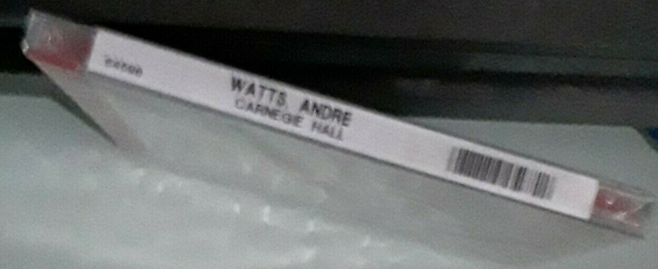 ANDRE WATTS AT CARNEGIE HALL 25th anniversary recital CD NEW | eBay