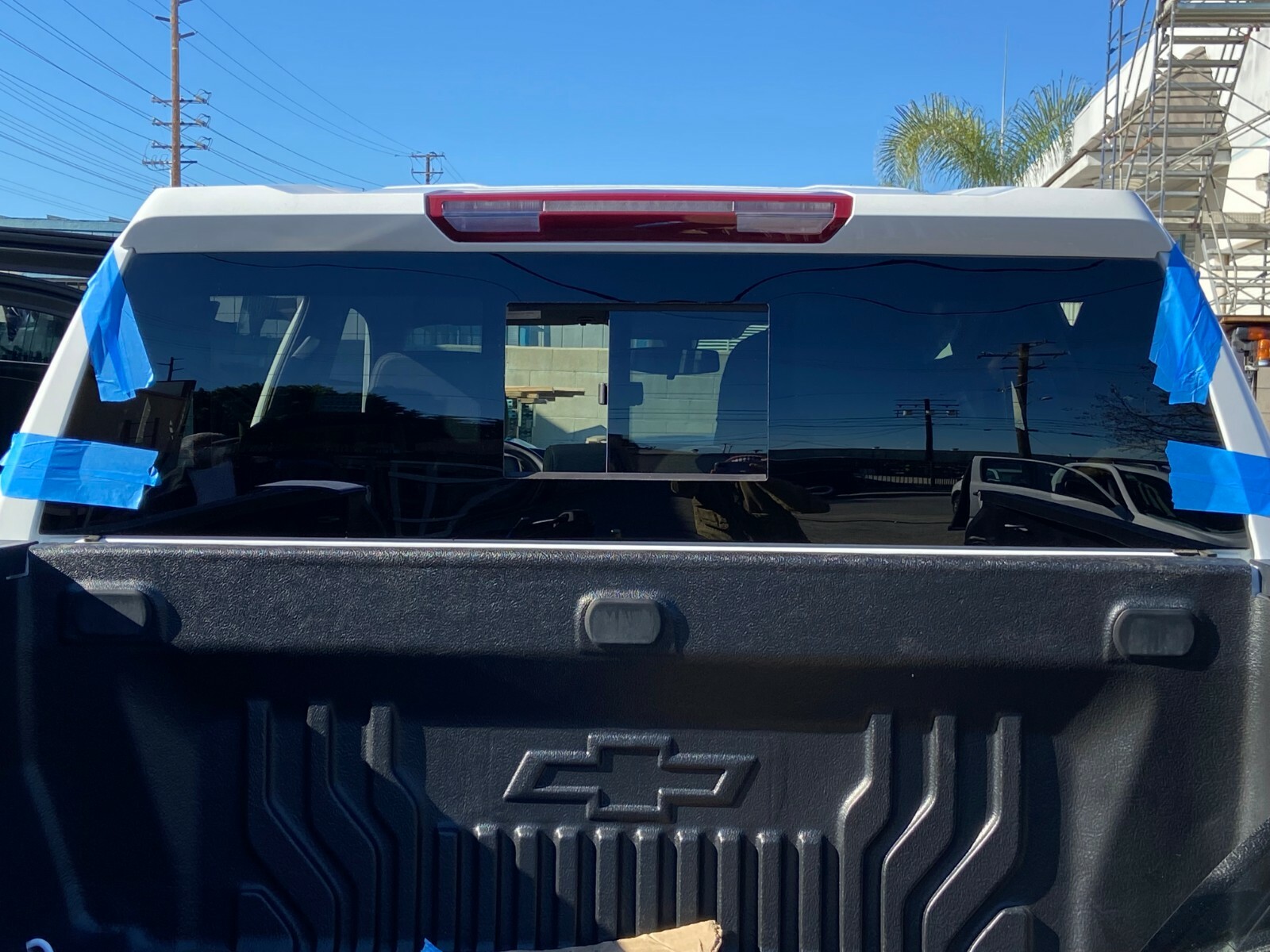 Fits 2019-2025 Chevy Silverado 1500 Back Glass Manual Sliding Window ...