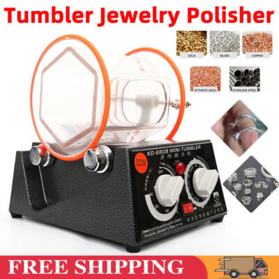 3kg Rotary Tumbler Jewelry Polisher Finisher Tumbling Machine Stone ...