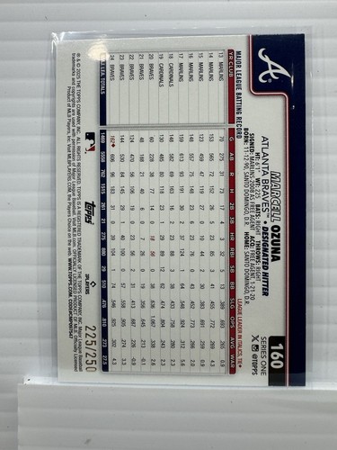 2025 Topps Series 1 MARCELL OZUNA Purple Foil /250 | eBay