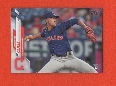 2020 Topps Emmanual Clase ROOKIE Card #390 FREE SHIPPING Cleveland ...