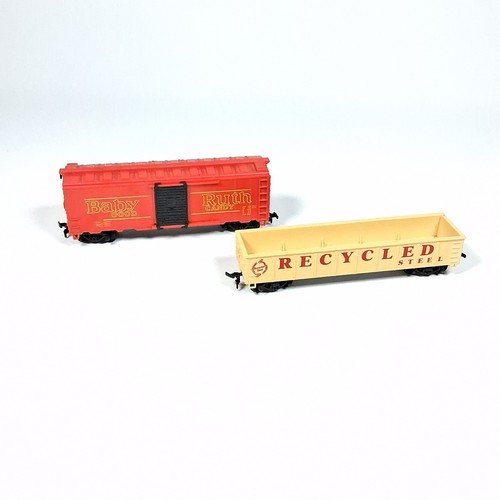 HO Model Power Baby Ruth Box Car + Recycled Steel Gondola Lot – No Box ...