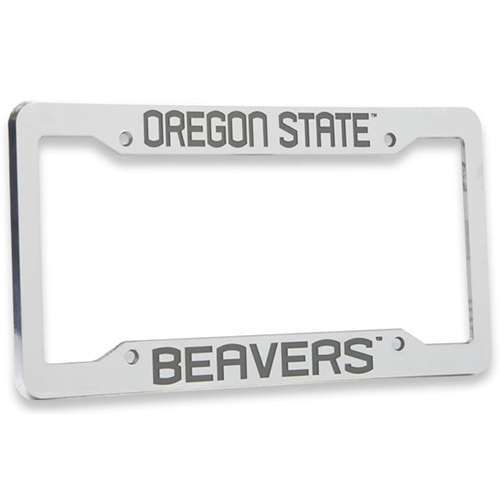 Oregon State Beavers Chrome Plastic License Plate Frame | eBay