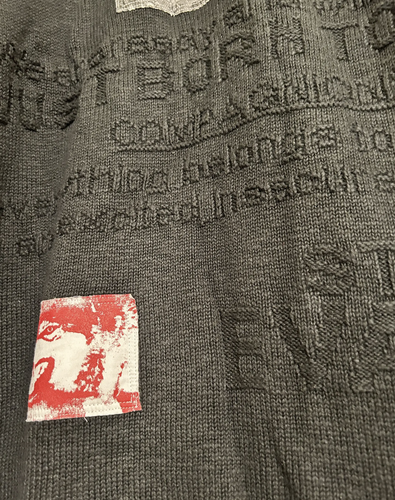 Raf Simons Peter De Potter Edition Kollaps Patches Sweater size 2 ...