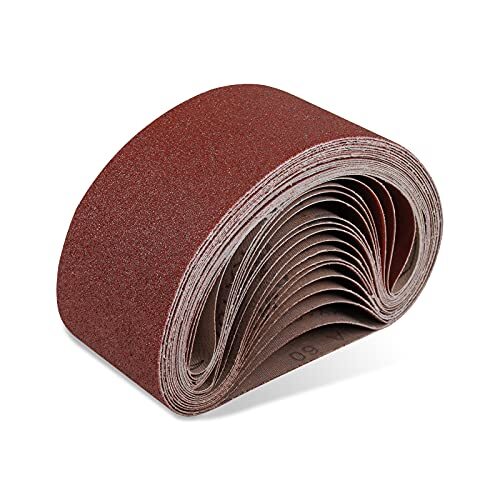 18Pack 3x18" Sanding Belts 60-400 Grits Sandpaper Belts for Metal Wood ...