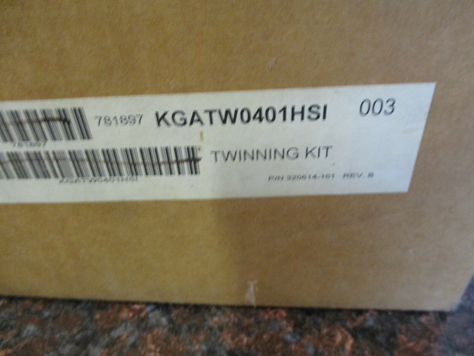 OEM Rheem CARRIER 781897 KGATW0401HSI FURANCE TWINNING KIT HVAC 20611L4 ...