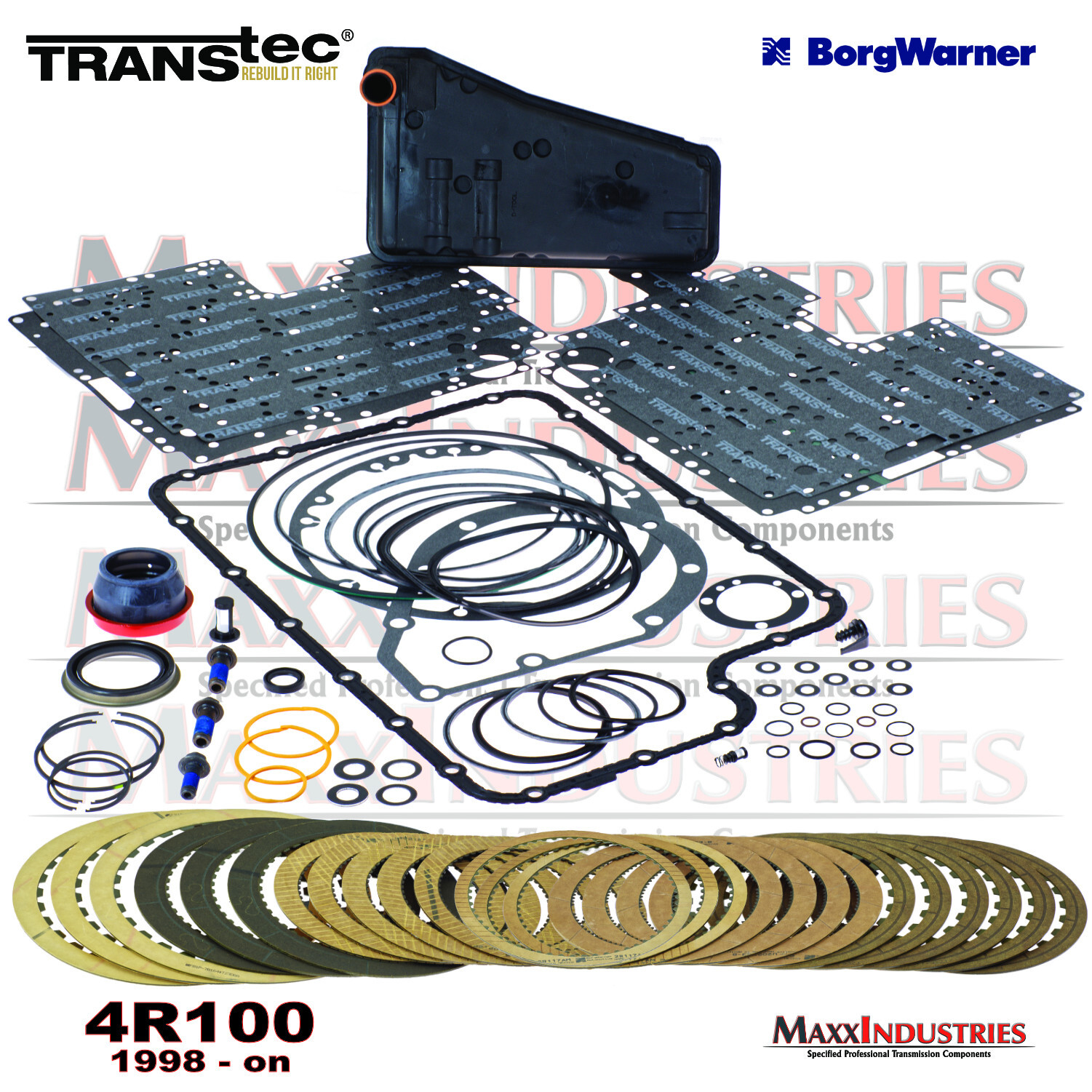 for Ford E4OD 4R100 Transmission Rebuild Master Kit BorgWarner less ...