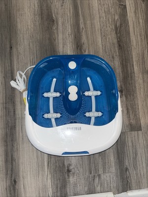 HOMEDICS BUBLEMATE FOOT SPA FB-400-H W/FOOT MASSAGERS & BUBBLE MAKERS ...
