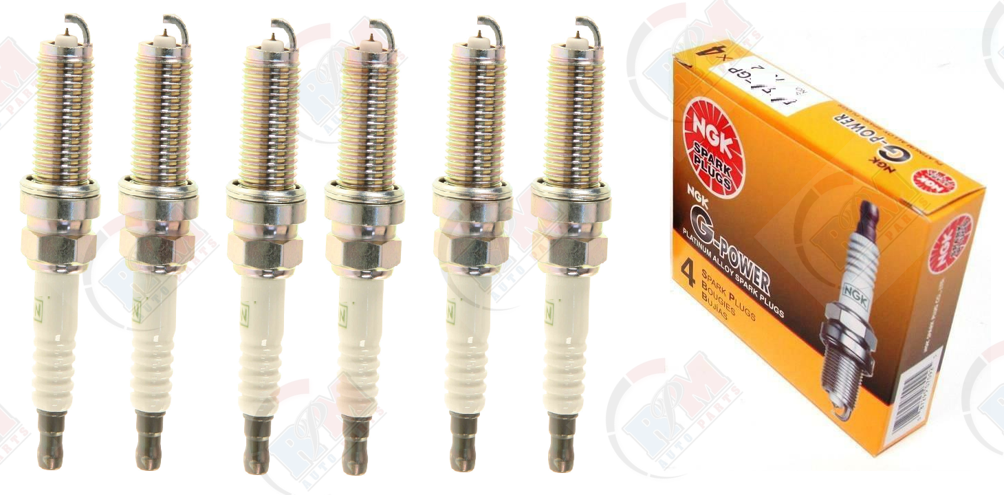 NGK "PLATINUM" Spark Plugs (Set of 6) 2005-2016 for Nissan Frontier 4 ...