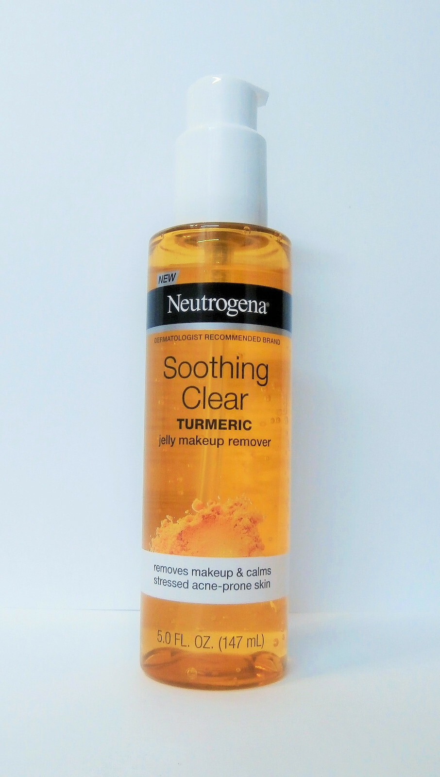 Neutrogena Soothing Clear Turmeric Jelly Makeup Remover 5oz Calm Acne ...