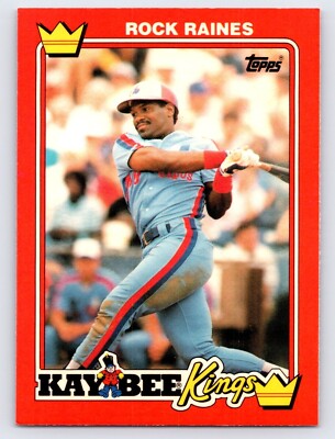 ROCK RAINES 1990 Topps Kay-Bee Toys Kings #24 Montreal Expos MLB | eBay