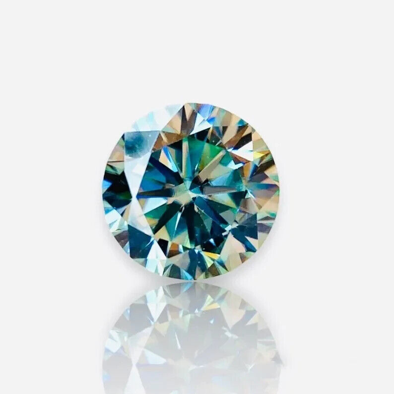 5CT Natural blue Diamond round Cut D Grade VVS1 +1 Free Gift | eBay