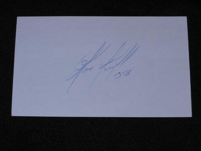 Atlanta Braves Steve Torrealba Signed Autograph Authentic 3x5 Index ...