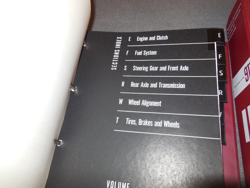 DK1 Porsche 911 Factory Workshop Service Manual Vol I II Repair Book ...