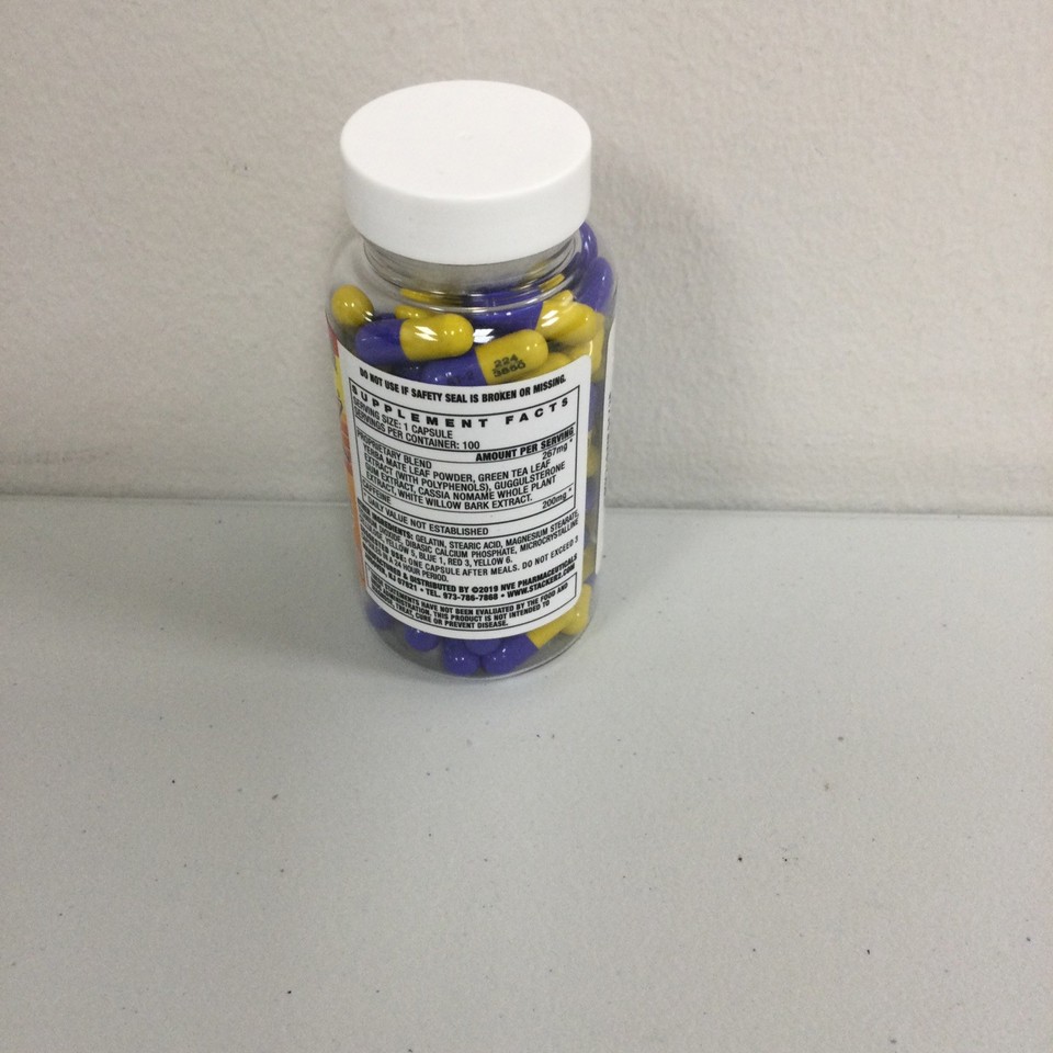 Stacker two Dietary Supplement "Fat Burner Weight Loss" Capsules 100 ...