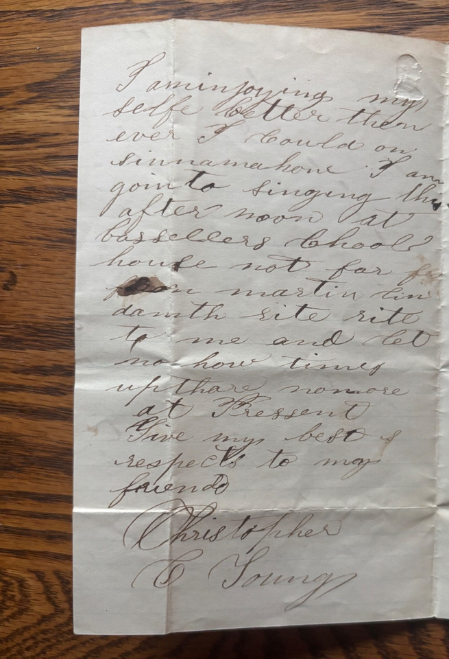 1861 Civil War Union Soldier Letter – Marietta PA Near Harrisburg to ...