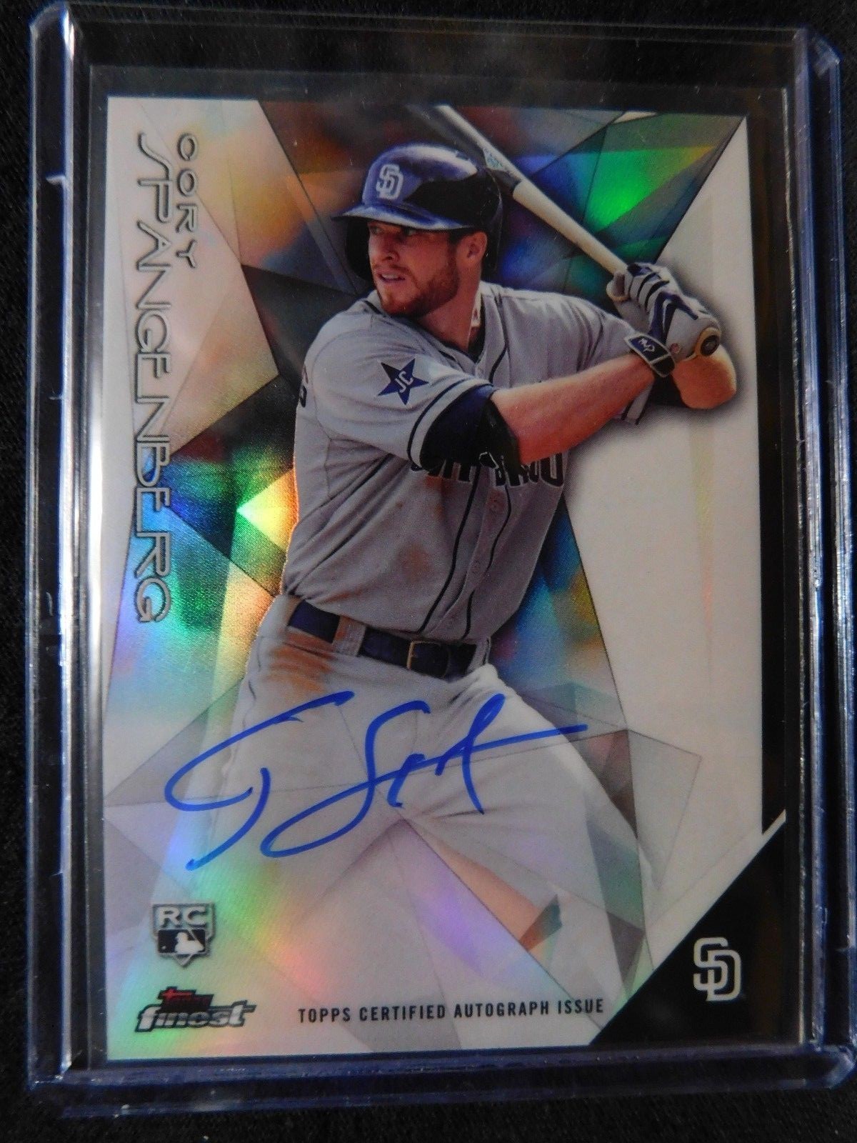 2015 Finest Autographs #FACSG Cory Spangenberg AUTO | eBay