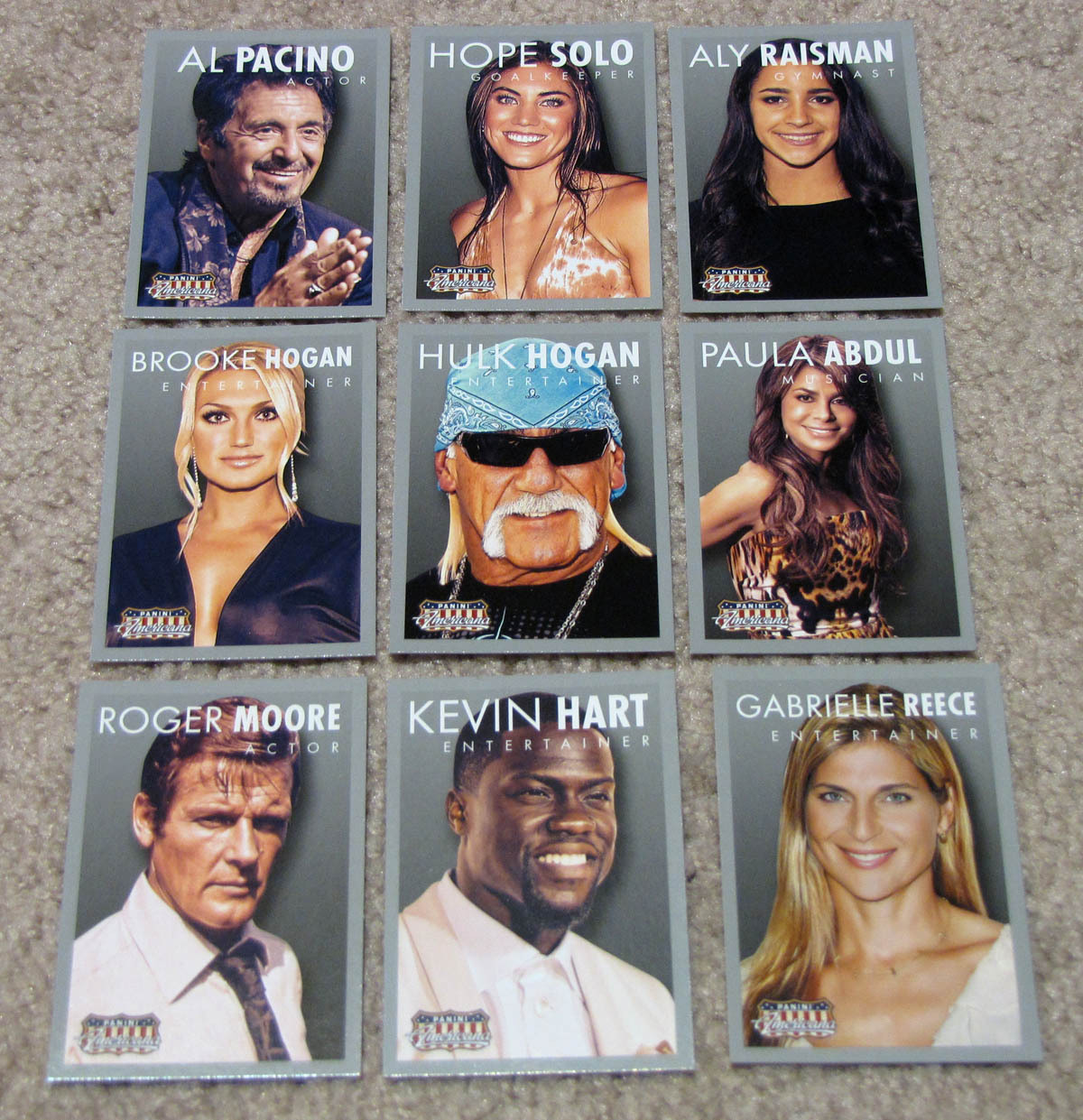 2015 Panini Americana Cards ACTORS ATHLETES + (Pick your cards) | eBay