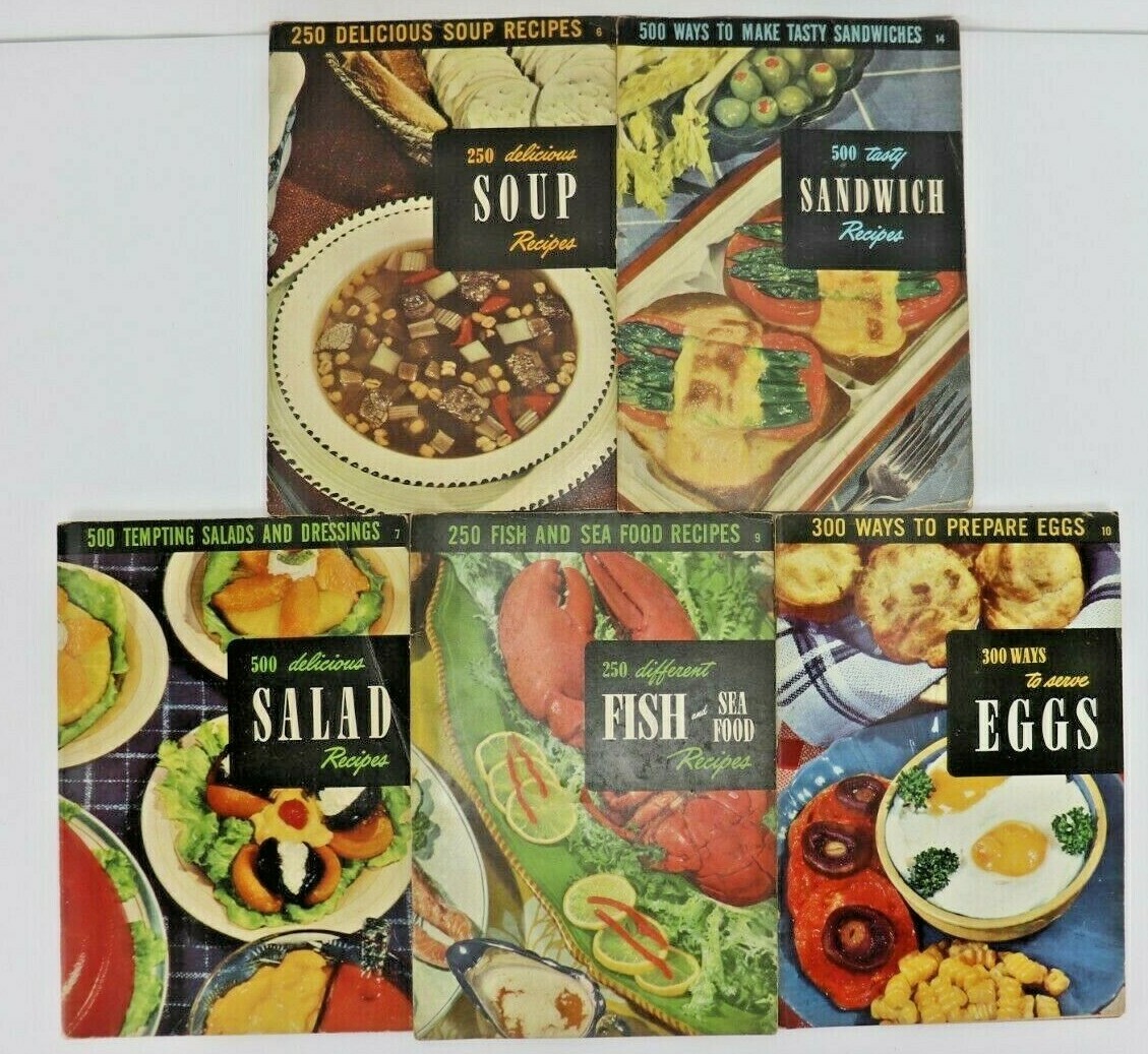 5- The Encyclopedia of Cooking 1800 Recipes Vintage 1949-1954 Culinary ...