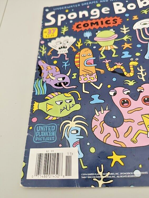 United Plankton Pictures Inc Logo SpongeBob Comics #84 By United