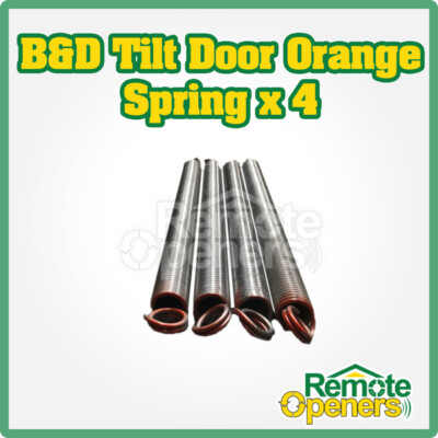 B&D Tilt Door Spring 0T1850 Orange Spring- Pack of 4 | eBay Australia