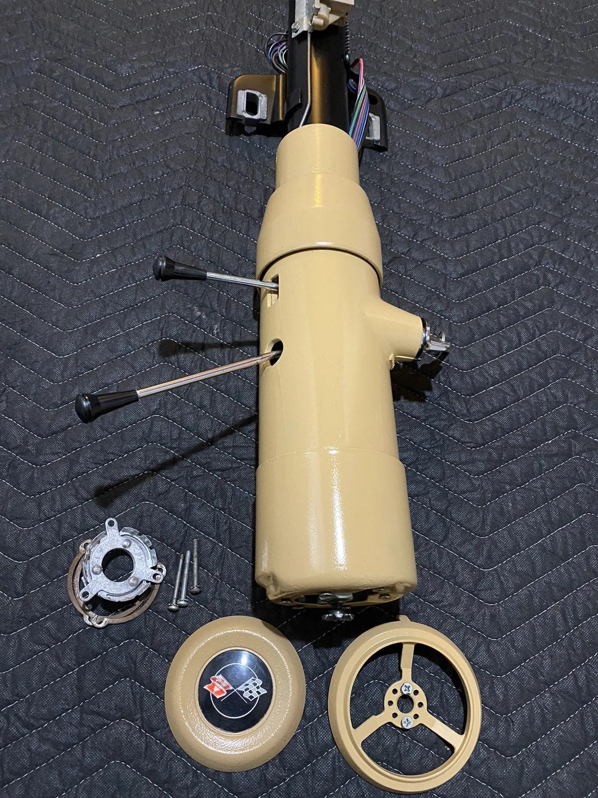 69-75 Corvette Tilt Telescopic Steering Column Rebuilt Factory GM L ...