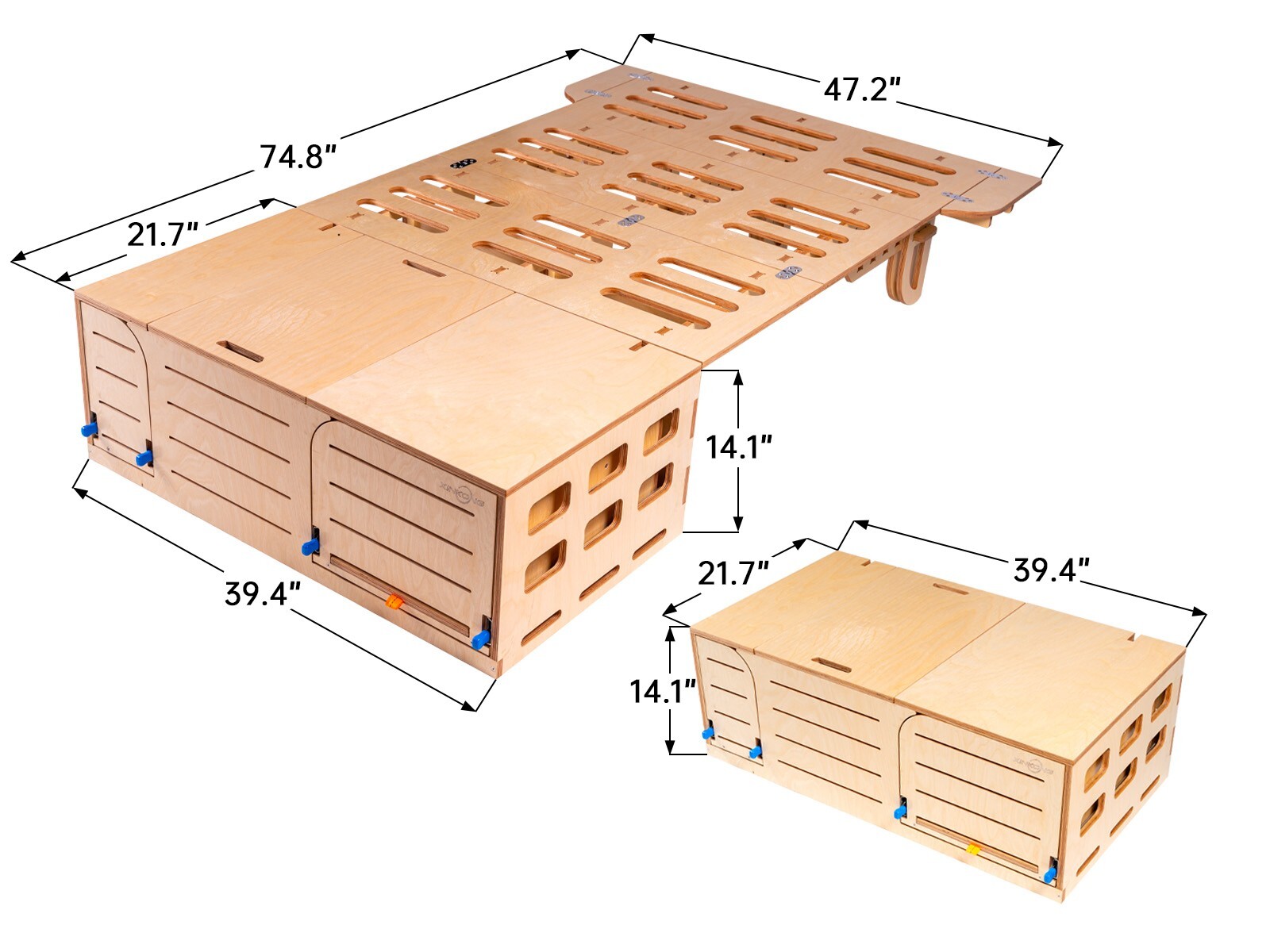 XK Overland Kitchen Box WD1000 All-in-One Camping w. Cooking, Sleeping ...