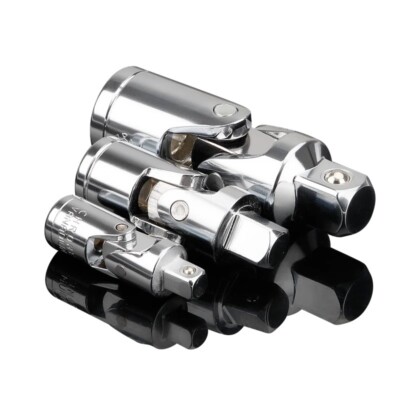 Universal Joint Socket Drive Adapter Reducer Flexible Connector 1/4" 3/ ...