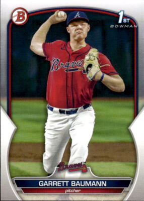 2023 Bowman Draft Garrett Baumann #BD-172 Atlanta Braves | eBay