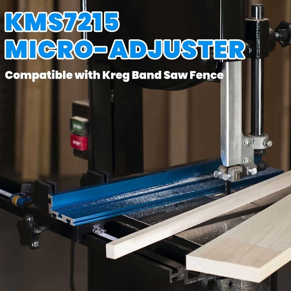 KMS7215 Fine-Tuning Precision Micro Adjuster for Kreg Precision Band Saw Fence | eBay