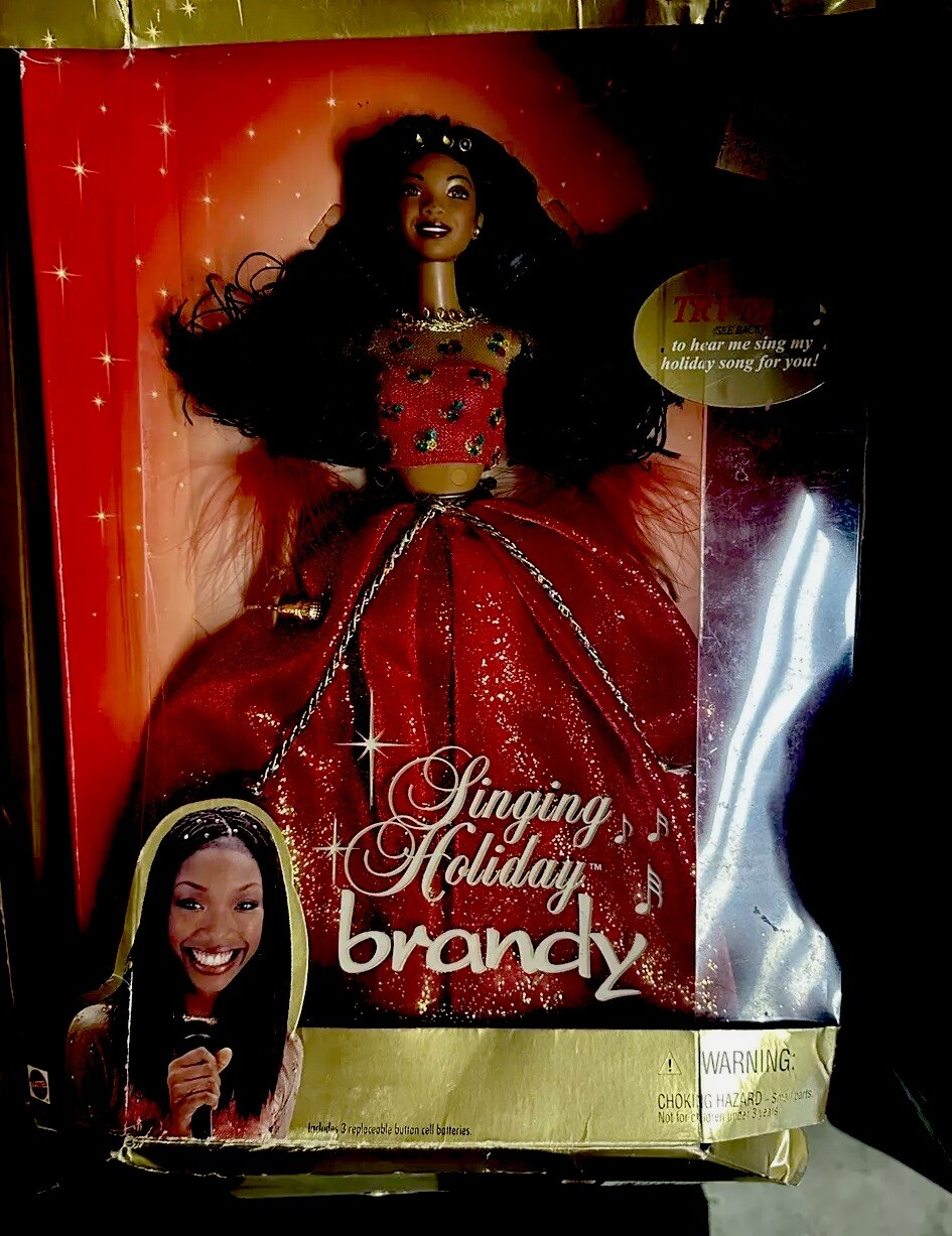 Vintage Mattel Barbie 2000 Singing Holiday Brandy Doll 12" “UNTESTED ...