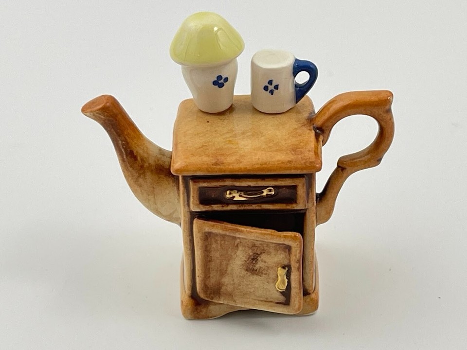 Paul Cardew Miniature Teapot England Tea Time Victorian Doll House ...