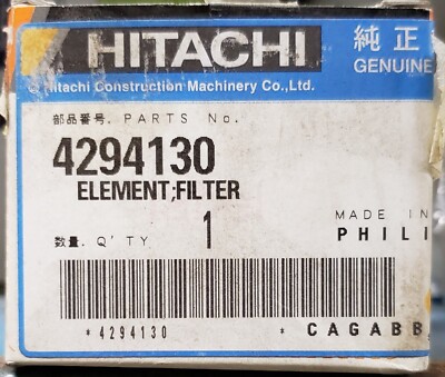 Hitachi Hydraulic Filter PN 4294130 | eBay