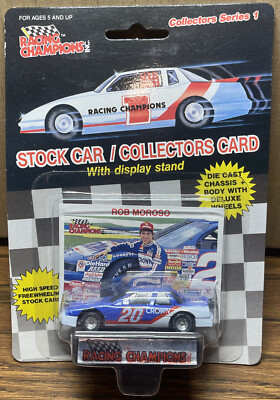 Racing Champions Stock Car #20 Rob Moroso NASCAR 1989 Crown Car ...