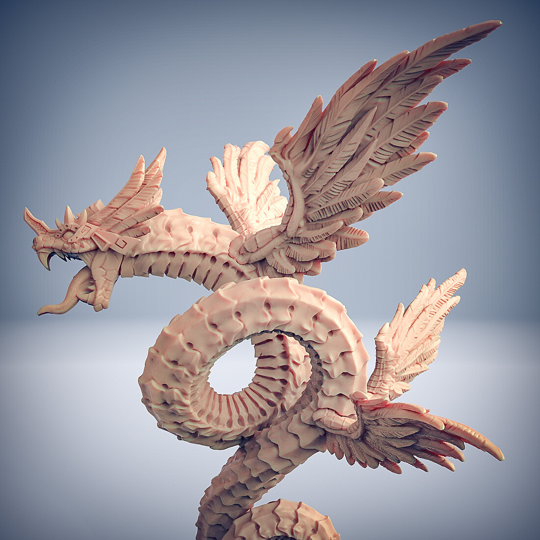 Winged Snake God