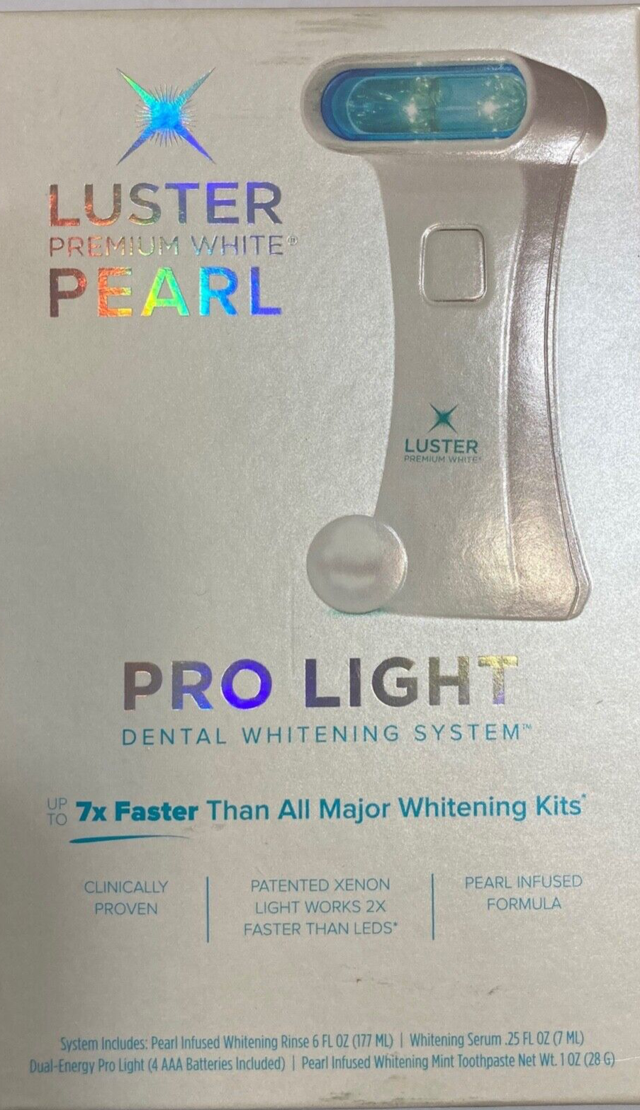 Lot of 2 Luster Premium White Pearl Pro Light Dental Whitening System ...