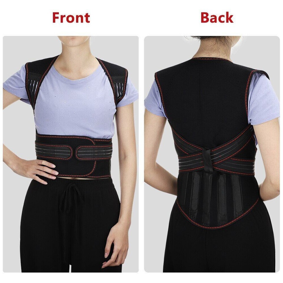 New Tourmaline Self-heating Back Support Waist Brace Therapy Belt Posture | eBay