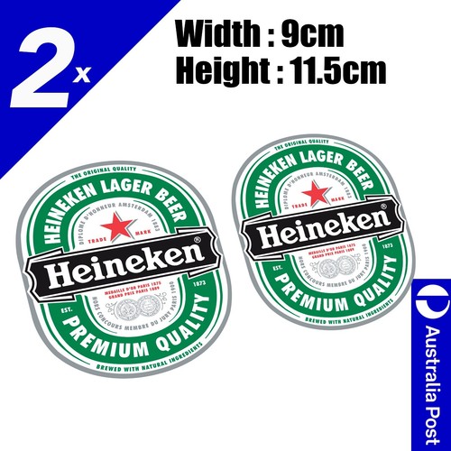 Heineken Premium Quality Lager Logo x Heisenberg x2 Sticker | eBay ...