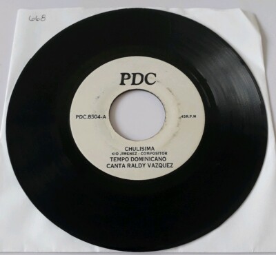 Tempo Dominicano Raldy Vazquez Chulisima / Confusion PDC 8504 VG 45 RPM ...