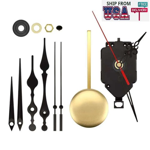 DIY 15 Quartz Wall Clock Pendulum Swing Movement Mechanism Kit Chime ...