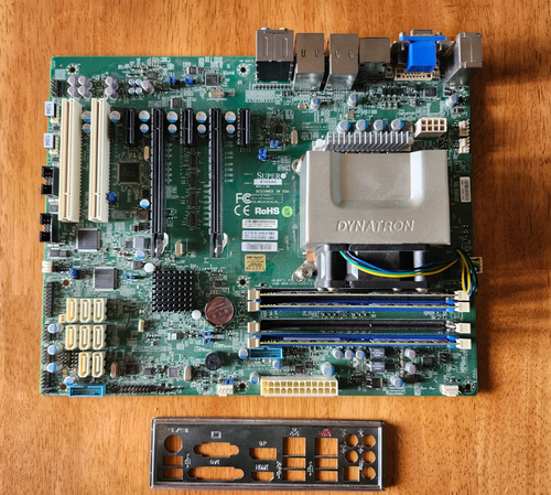 SuperMicro Motherboard ATX X10SAE LGA1150 Xeon E3,12GB DDR3, Heatsink ...