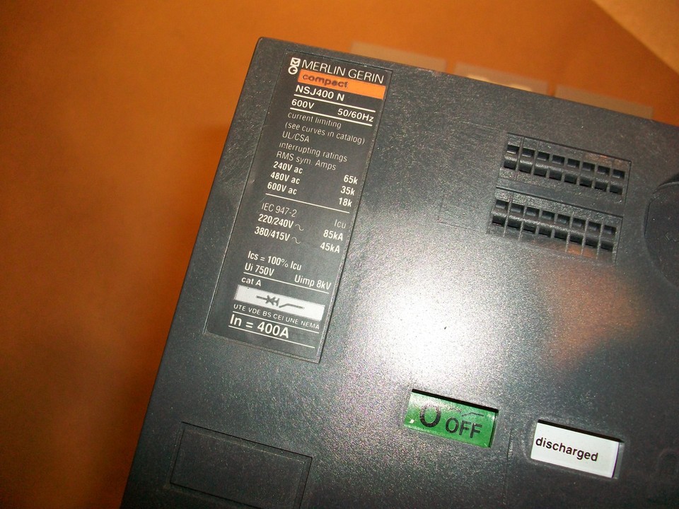 Merlin Gerin Sqare D Circuit Breaker NSJ400N 400amp | eBay