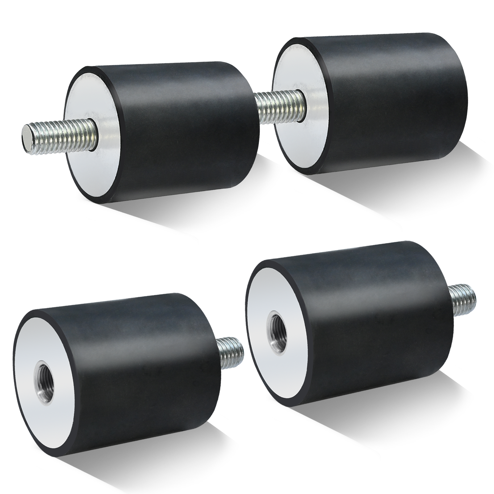 4 Pack plate compactor tamper rubber shock mount Fits Wacker WP1550 ...