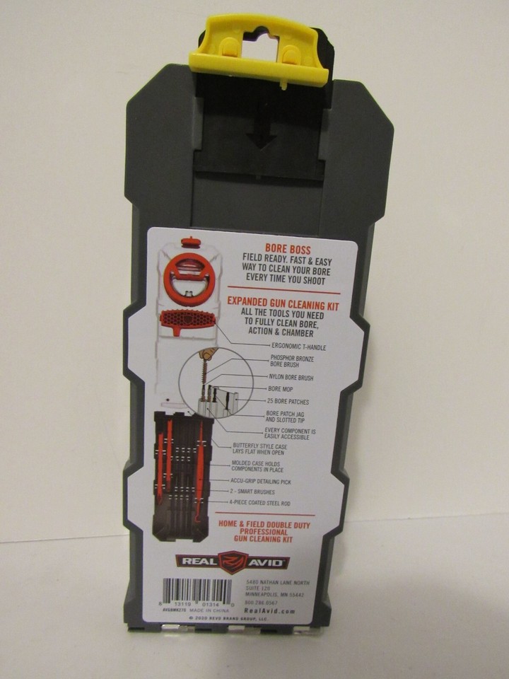 Real Avid Gun Boss Multi-Kit Double Duty Cleaning System .270 .280 Cal ...