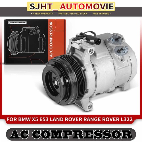 New A/C Compressor & Clutch For Land Rover Range Rover L322 BMW X5 E53 ...