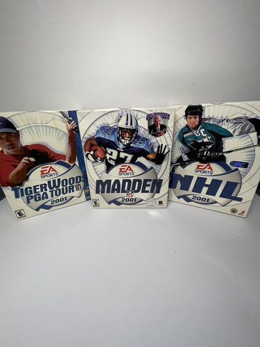 2001 EA Sports Big Box Pc Games Complete (Football) (Hockey) (Golf) | eBay
