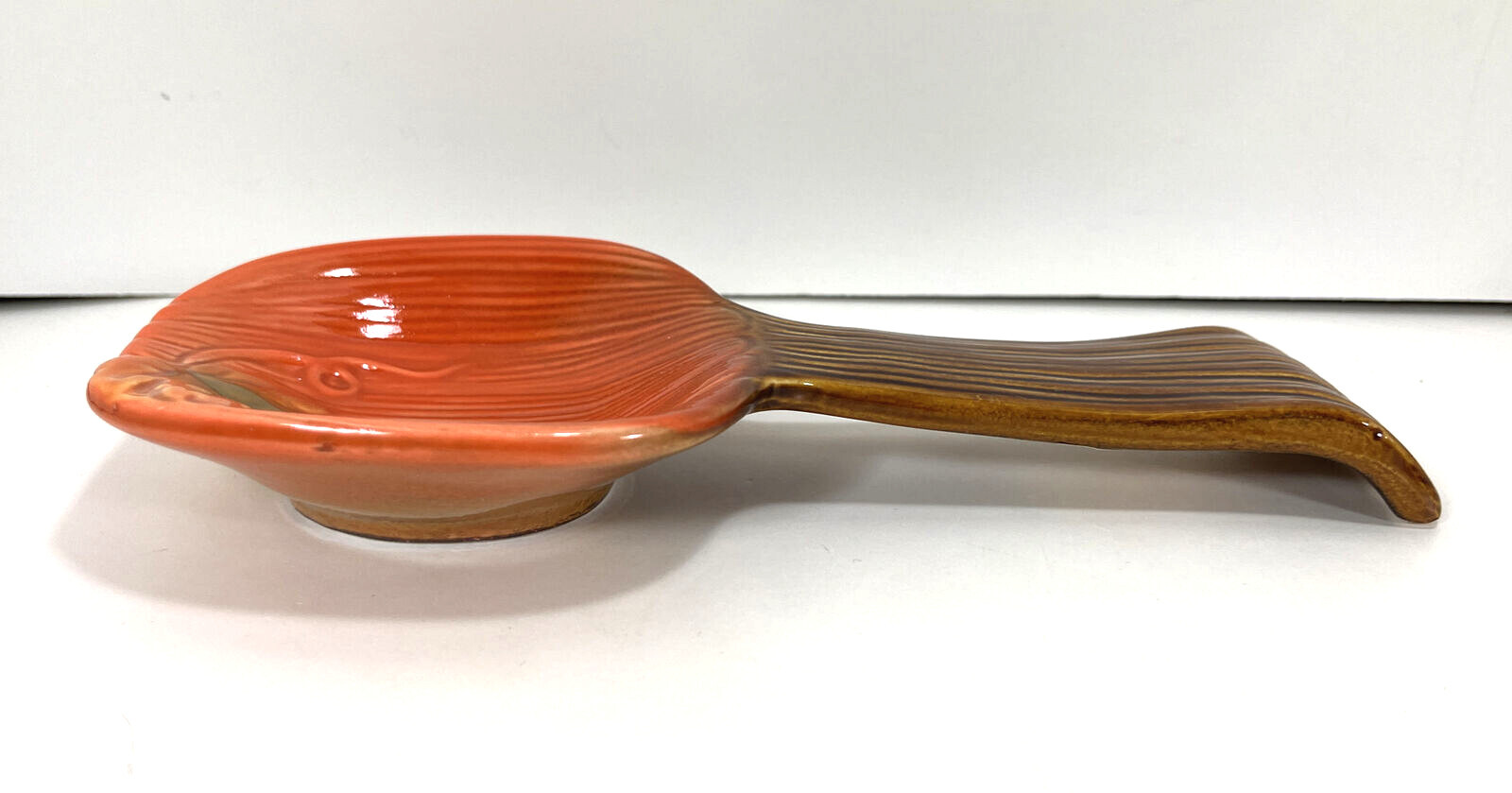 NEW Figural PUMPKIN Spoon Rest ORANGE Halloween Thanksgiving Fall ...