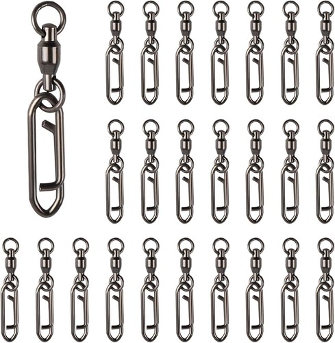 25Pcs Fishing Speed Clips Quick Change Fishing Snap Swivels Fishing ...